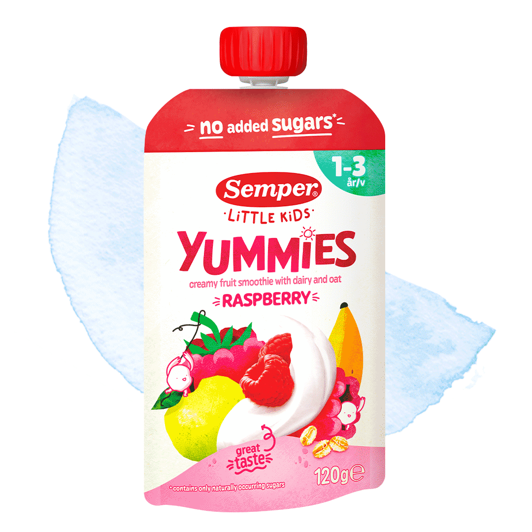 Yummies Raspberry | Semper Barnmat